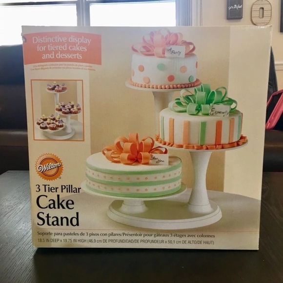 Wilton | Accessories | Wilton 3 Tier Pillar Cake Stand | Poshmark